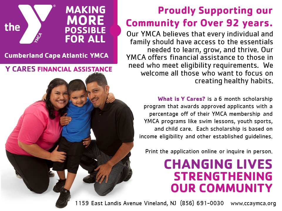 Y Cares Financial Assistance | Cumberland Cape Atlantic YMCA